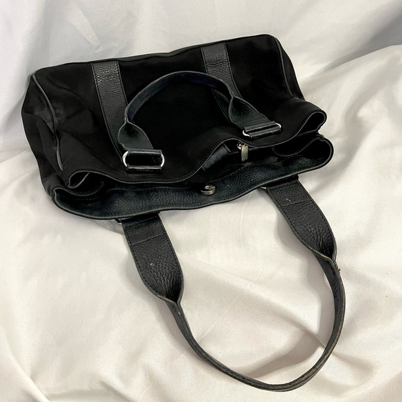 Tanner | Bags | Tanner Made In Italy Large Black Leather Shoulder Bag ...
